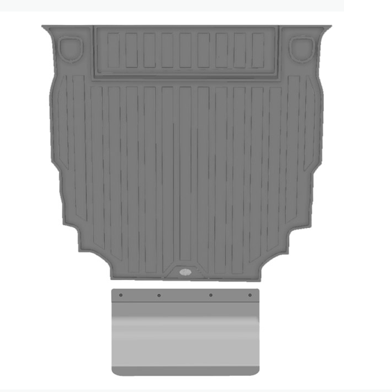 Luggage compartment rubber mat (5 seats) - Land Rover Defender 130 ...