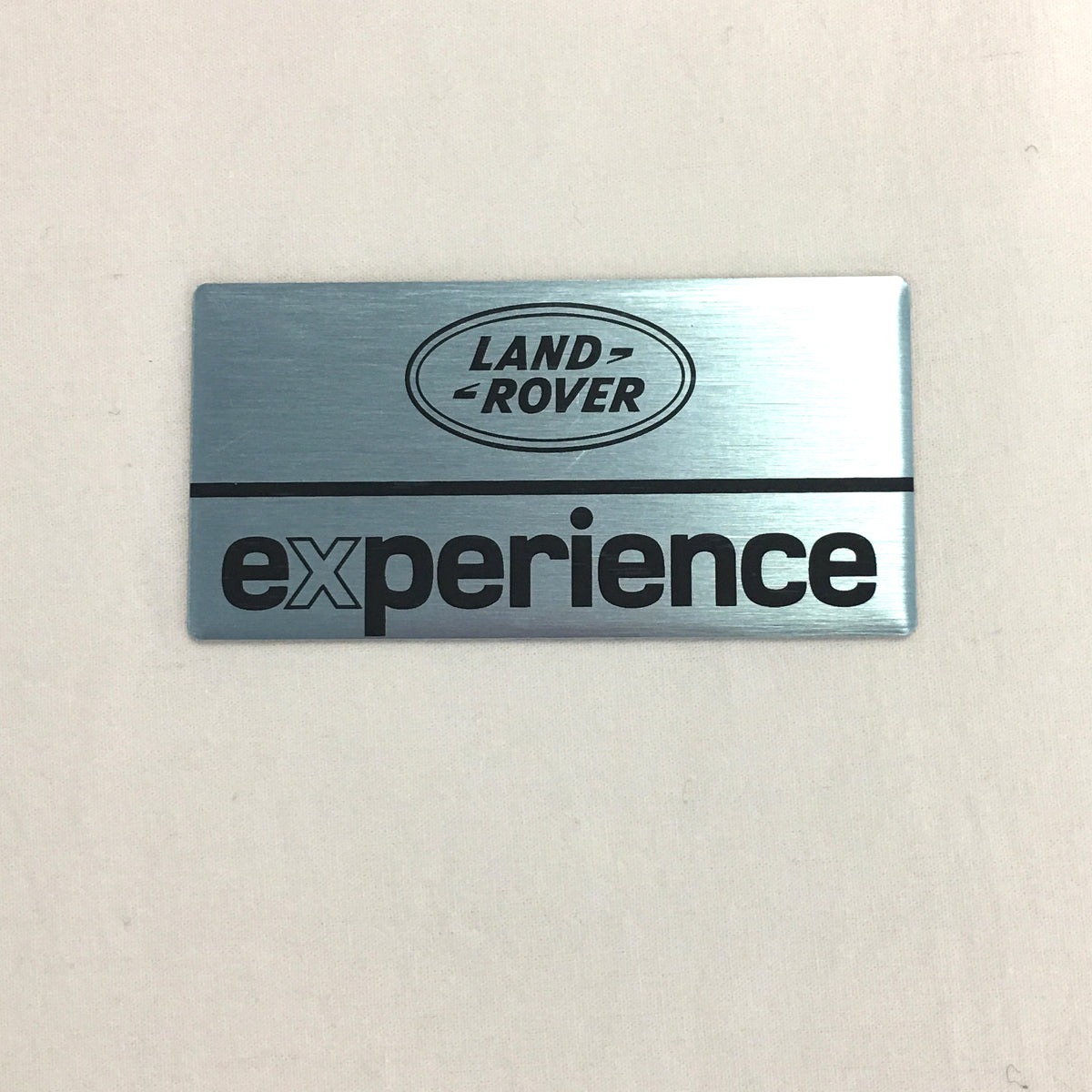Land Rover Experience Sticker - Silver — Experience Parts