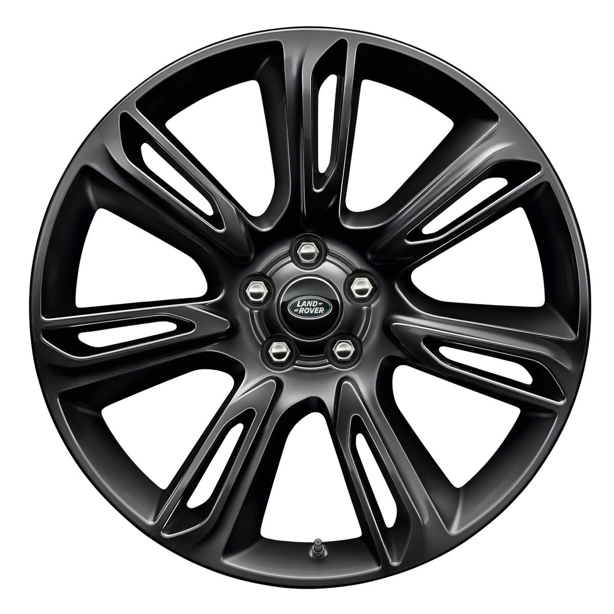 22" alloy wheel - 7 double spokes, "Style 7015" Gloss Black ...